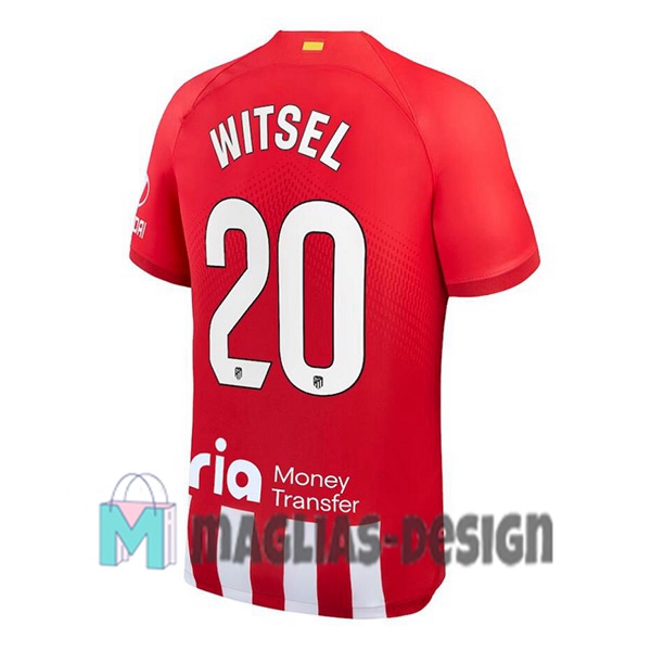 Maglie Calcio Atletico Madrid (Witsel 20) Prima Rosso 2023-2024 - €28.00